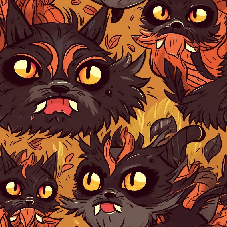 10 Pack of Weird and Wacky Nature - Seamless Patterns - Etsy