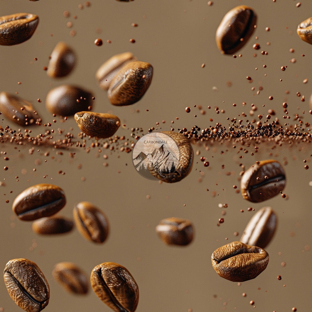 Coffee Themed - 16 Seamless Patterns - Coffee Beans, Coffee Spills ...