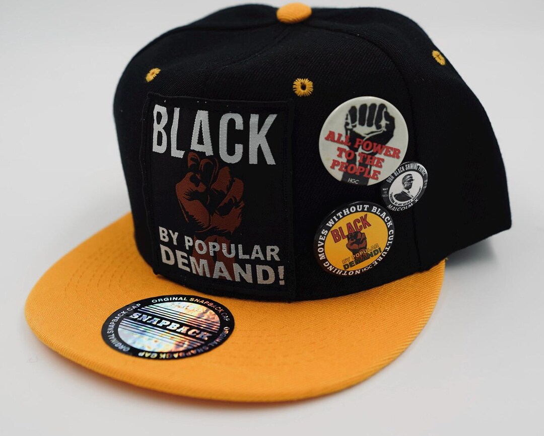 Black by Popular Demand Unisex Black and Yellowclassic Snapback Hat W ...