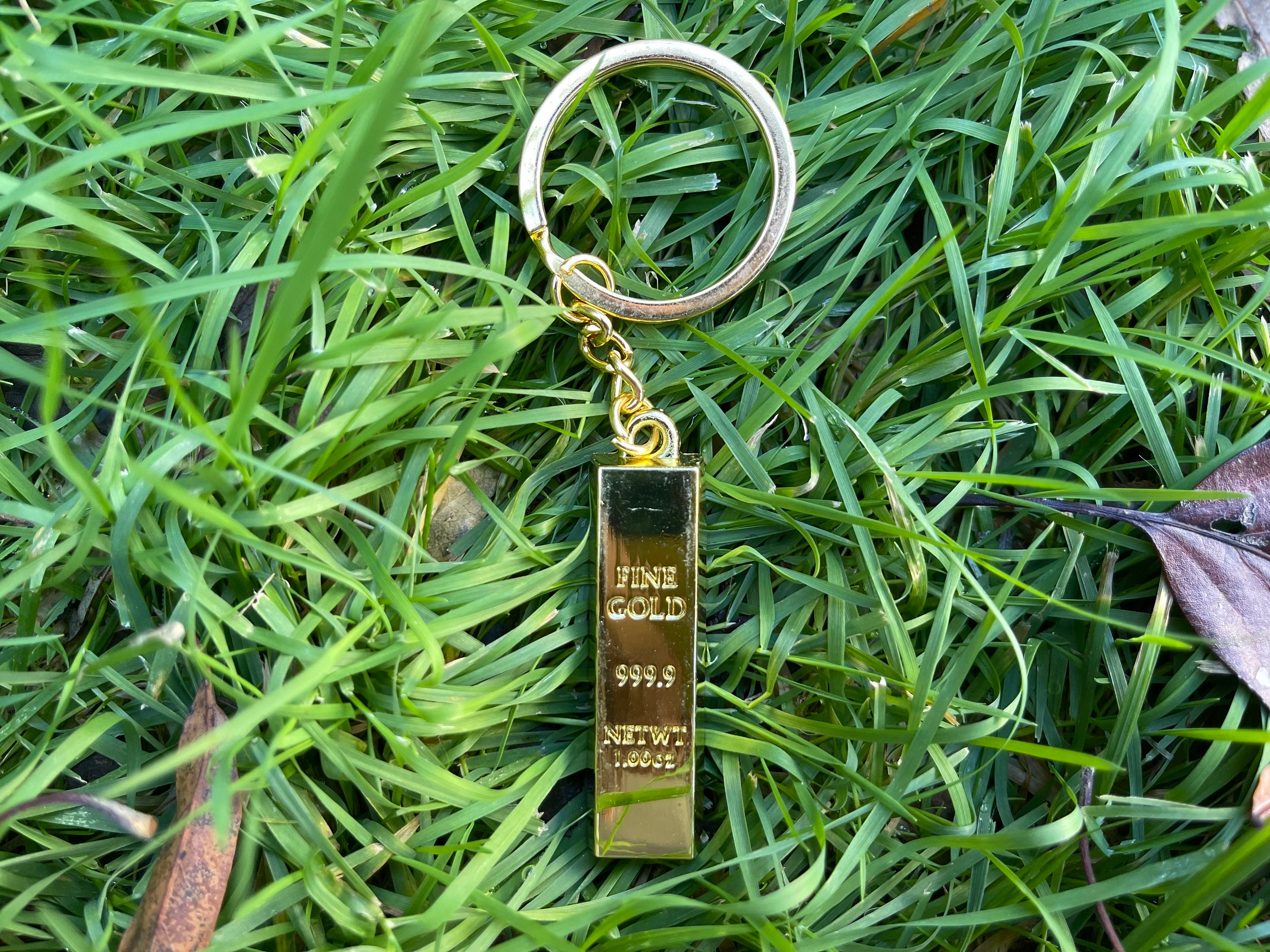 Mini Gold Bar Keychain, Mini Gold, Mini Gold Keychain, Gold and Jewlery ...