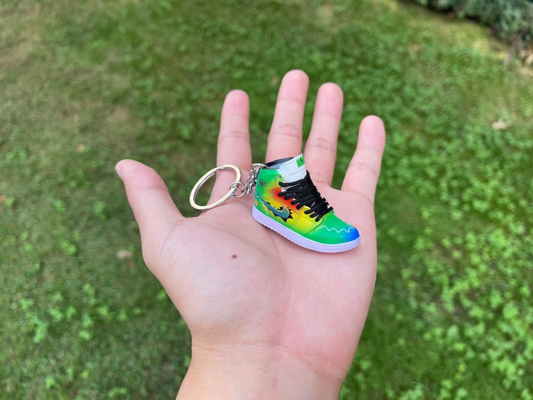 Mini Shoe Model Keychain, Rainbow, Mini Kicks, Mini Sneakers, Hypebeast ...