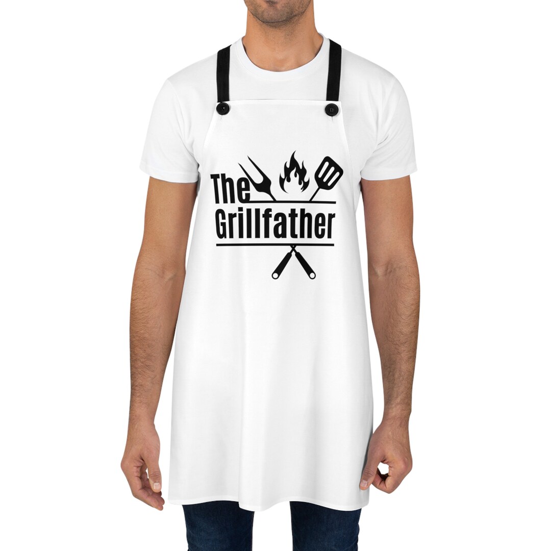 The GRILL Father APRON, Apron for Dad, Fathers Day Gift, BBQ Apron ...