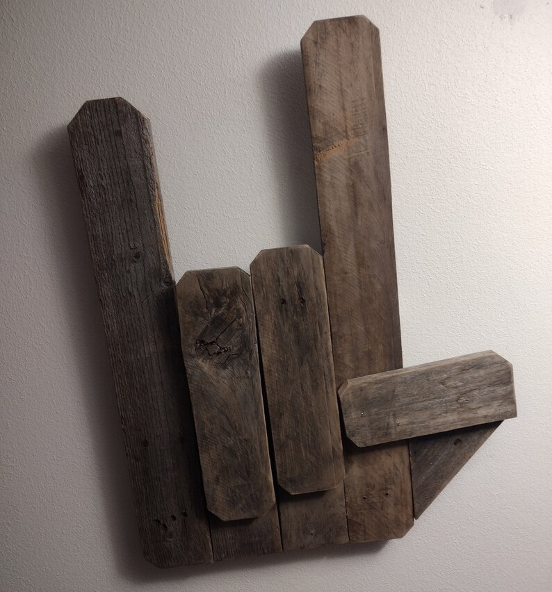 Rock on Horns Hand Sign 24inch - Etsy