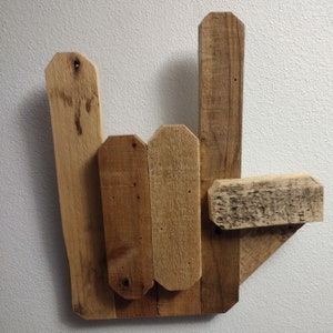 Rock on Horns Hand Sign 12inch High - Etsy