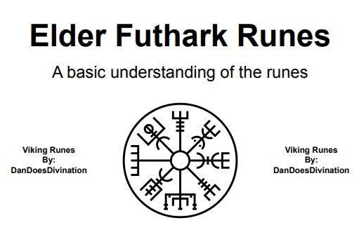 Elder Futhark Rune: Small Flashcards, Large Flashcards, Full Sheet - Etsy