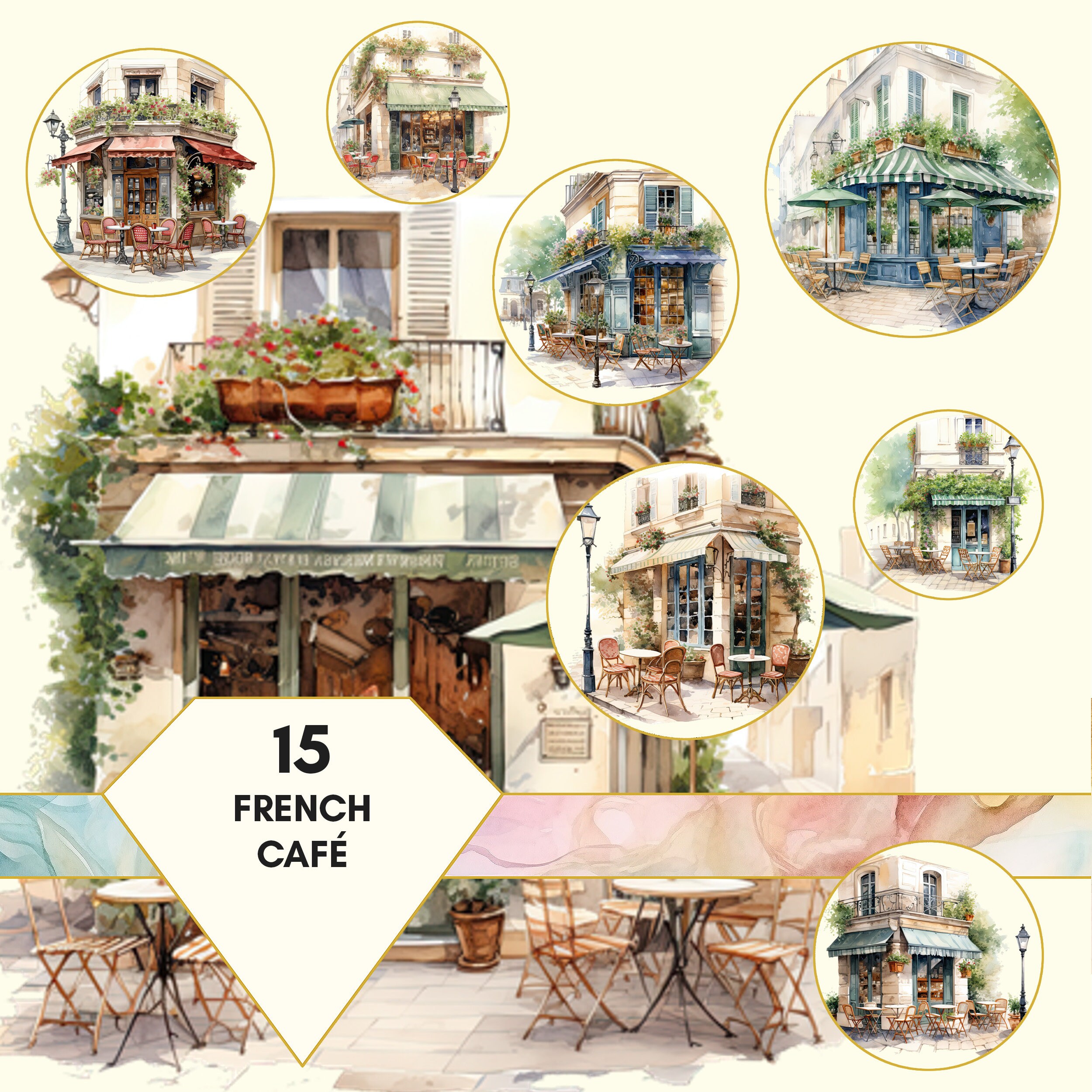 French Café Clipart Cafe Clipart, Coffee Shop Clipart, French Clipart ...