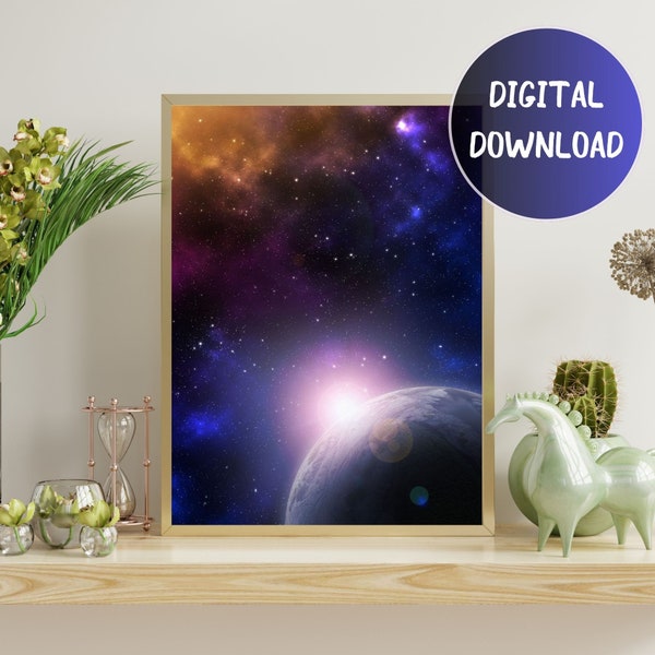 Galaxy Wall Art - Etsy