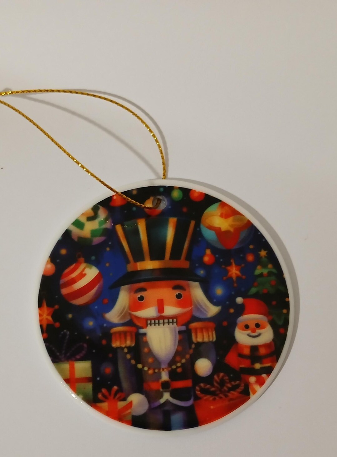 Ceramic Christmas Bauble Nutcracker - Etsy