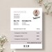 Editable Influencer Invoice Template, Canva Design for Content Creators ...