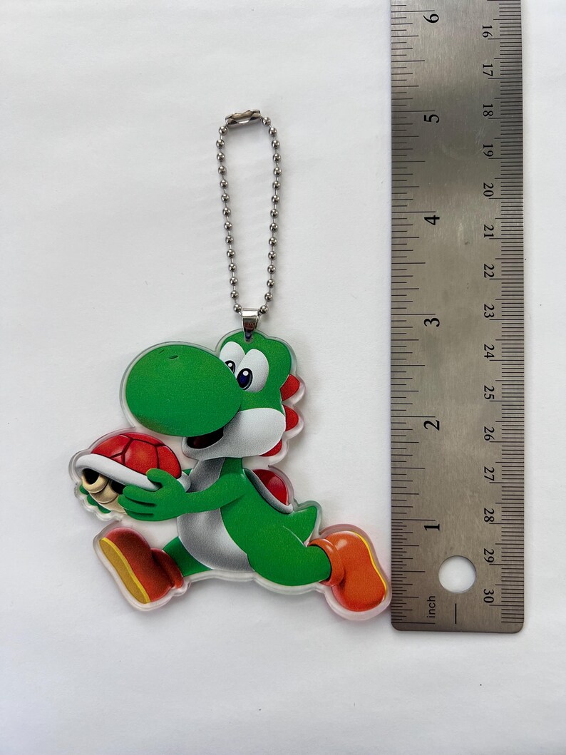 Super Mario Ornament Charms, Yoshi Charm, Super Mario Charm, Super ...