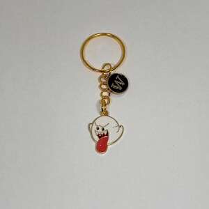 Super Mario Keychains, Boo Keychain, Princess Peach Charm, Toad Charm ...