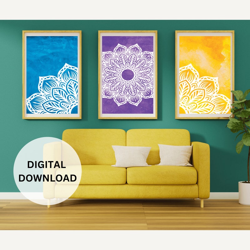 Mandala Wall Art - Etsy