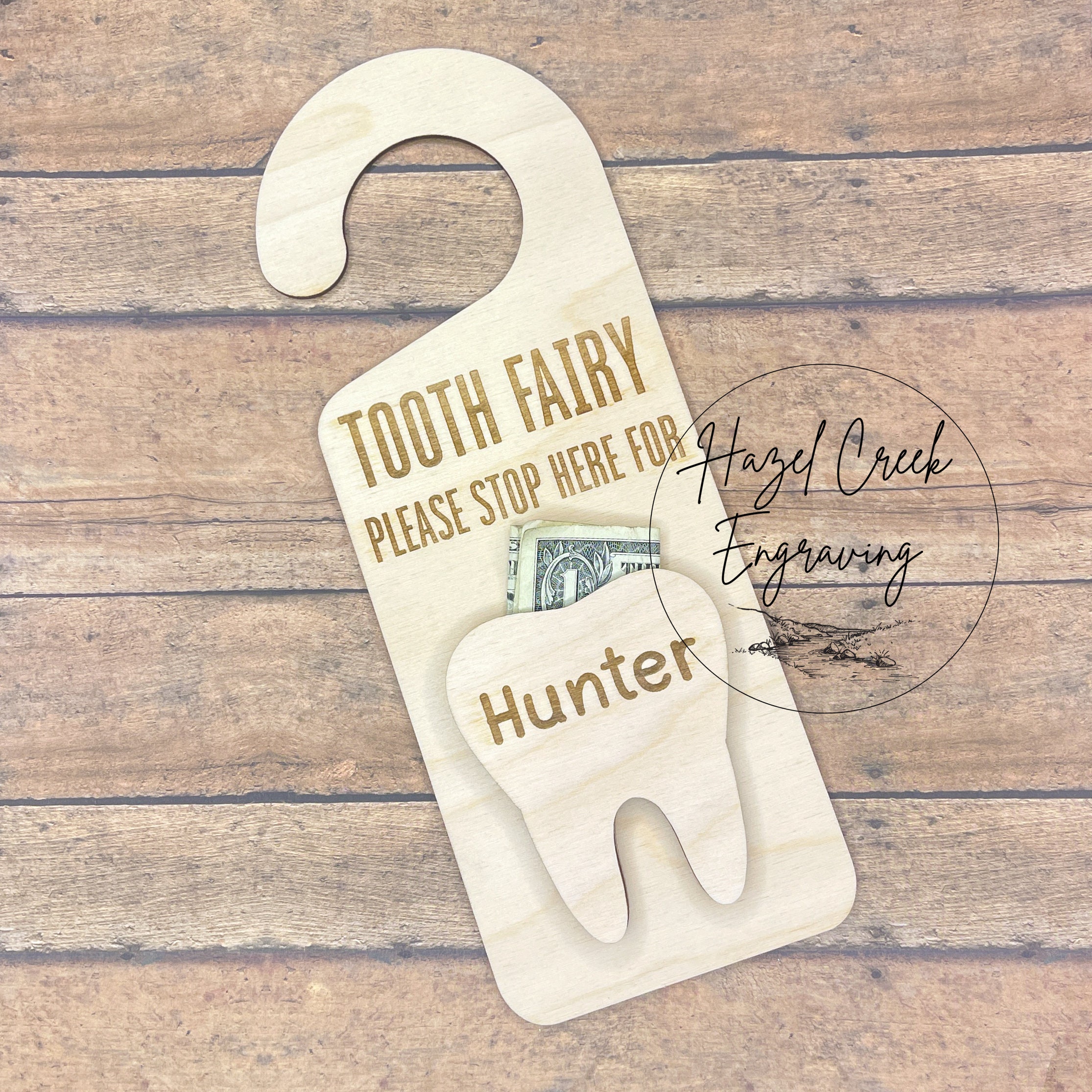 Tooth Fairy Door Hanger Tooth Fairy Pick Up Personalized - Etsy