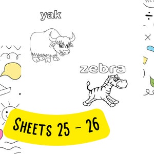 Alphabet Animal Coloring Pages, Printable Coloring Sheets, Coloring ...