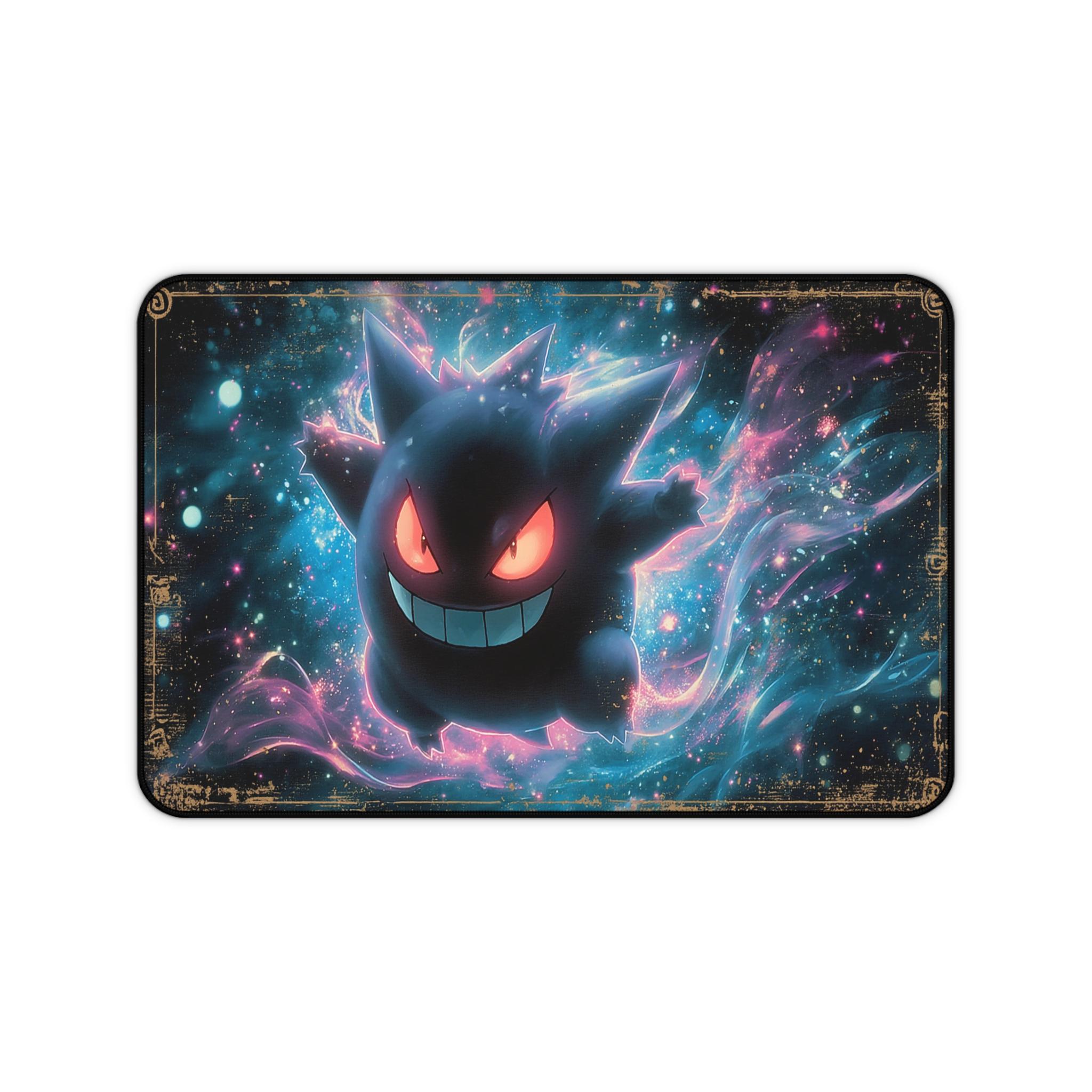 Gengar Desk Mat – Ghost Type Gaming Mouse Pad | Large Pokémon Desk Pad ...