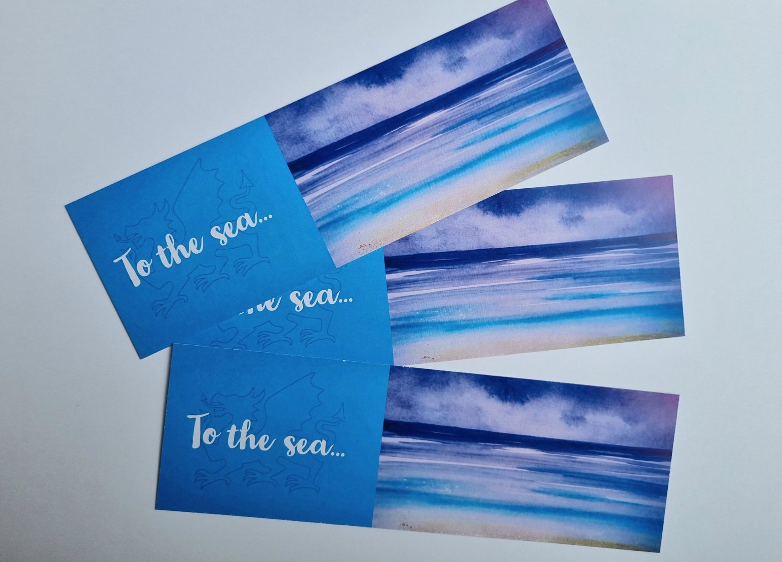 Welsh Beach Bookmarks. the Clouds Have What Looks Like a Dragon in Its ...