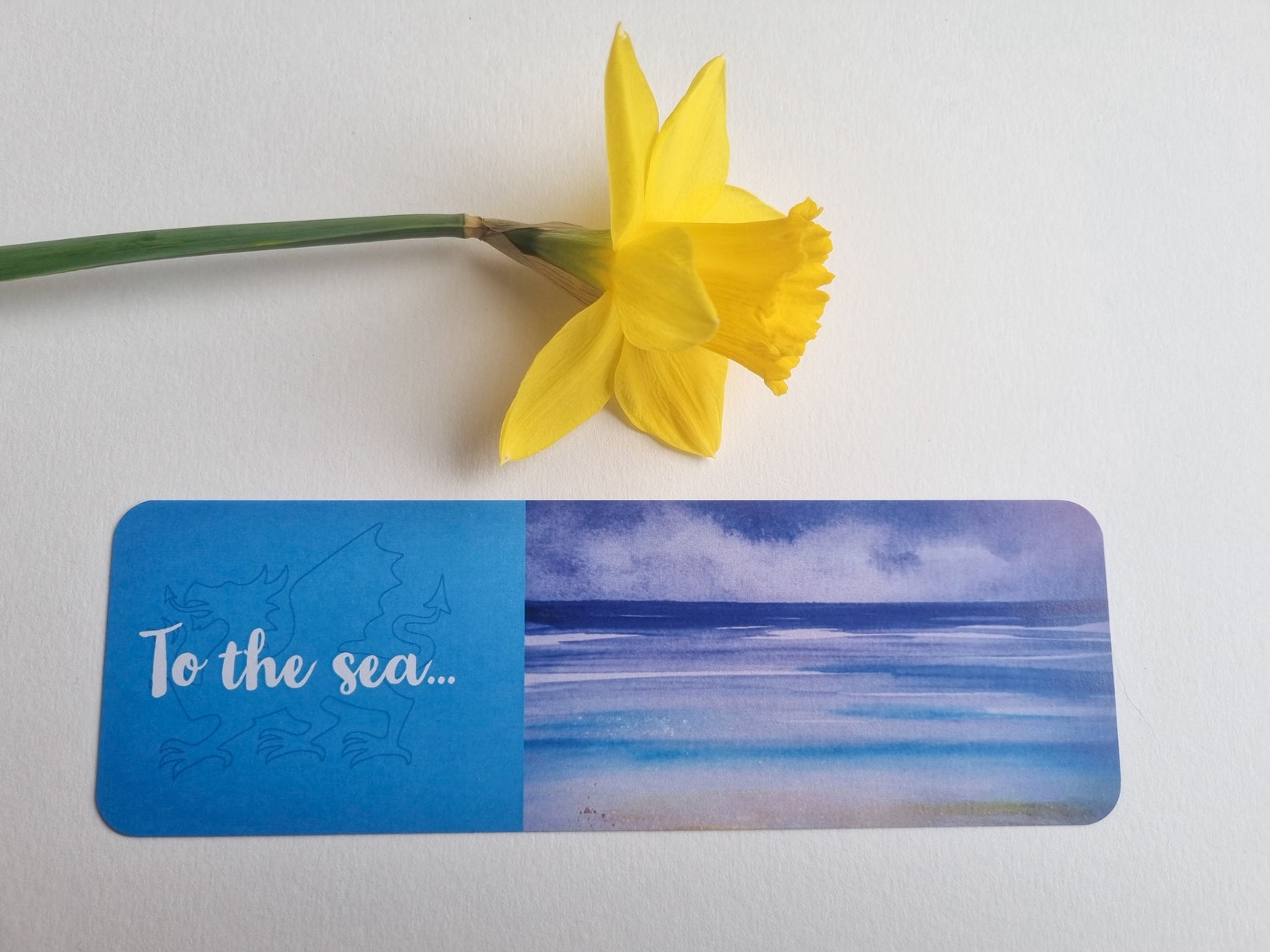 Welsh Beach Bookmarks. the Clouds Have What Looks Like a Dragon in Its ...