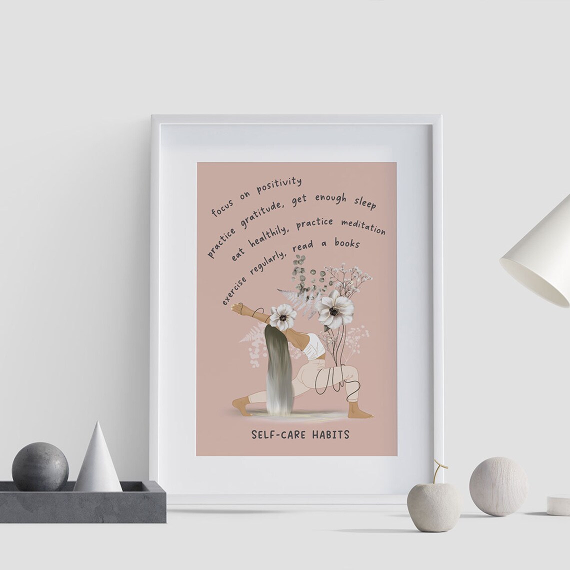 Self-care Habits Poster Self-care Poster Positive Self-talk - Etsy