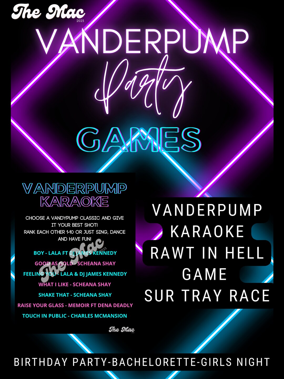 Vanderpump Party Games. Game Bundle. Bravo Party. Vanderpump ...
