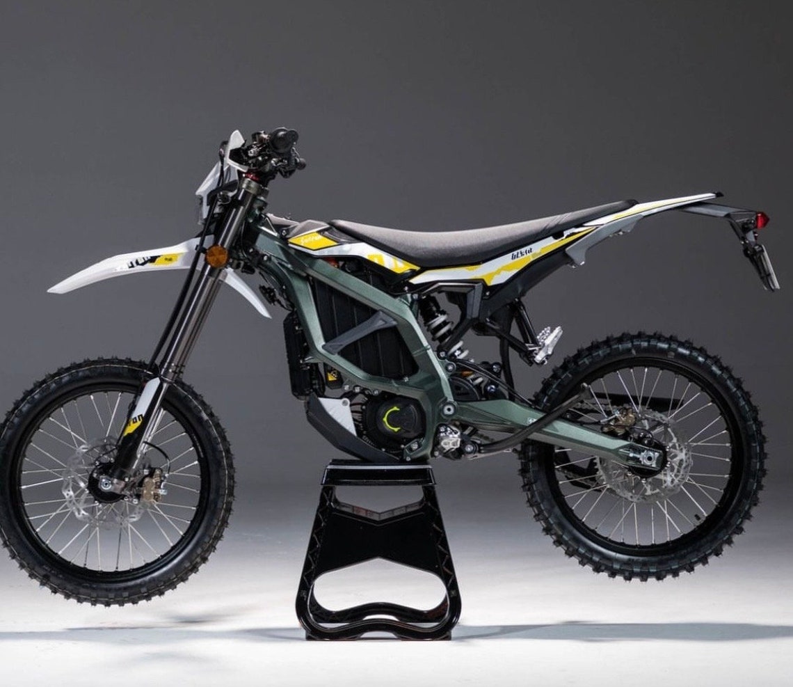 Surron Ultra Bee Graphics Kit ORIGINAL Surron 2023 New White and Yellow ...