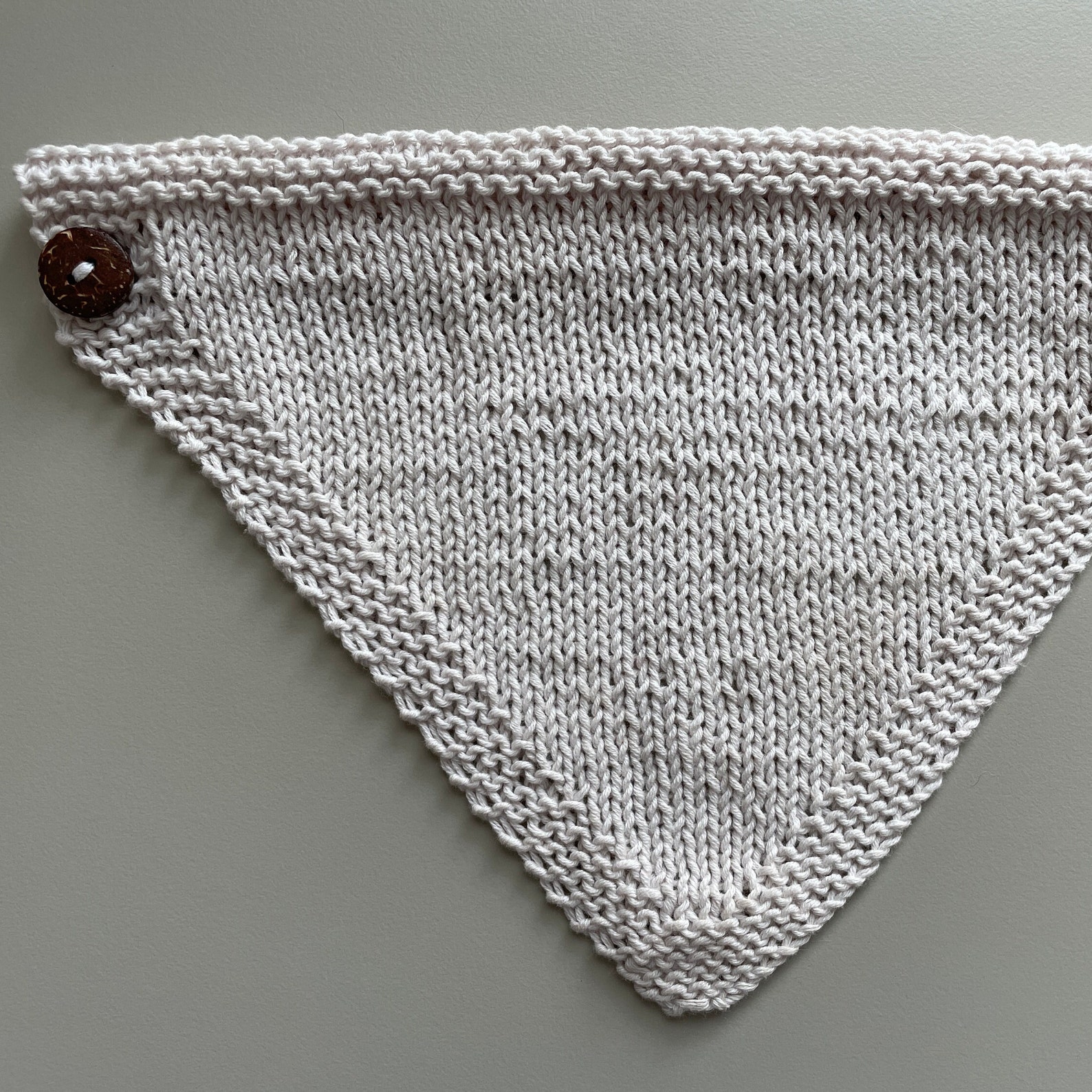 Nica Bandana Dog Bandana Over the Collar, Knitting Pattern, Dog ...