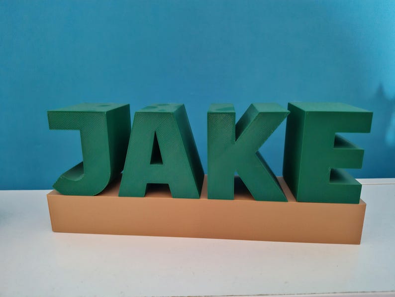 Personalized Name Blocks 3D Printed - Etsy