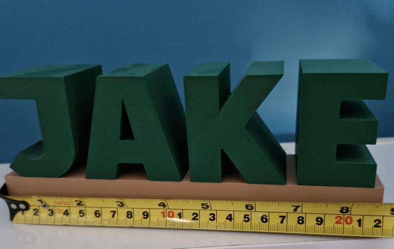Personalized Name Blocks 3D Printed - Etsy