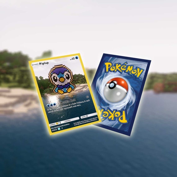 Minecraft Pokemon Card