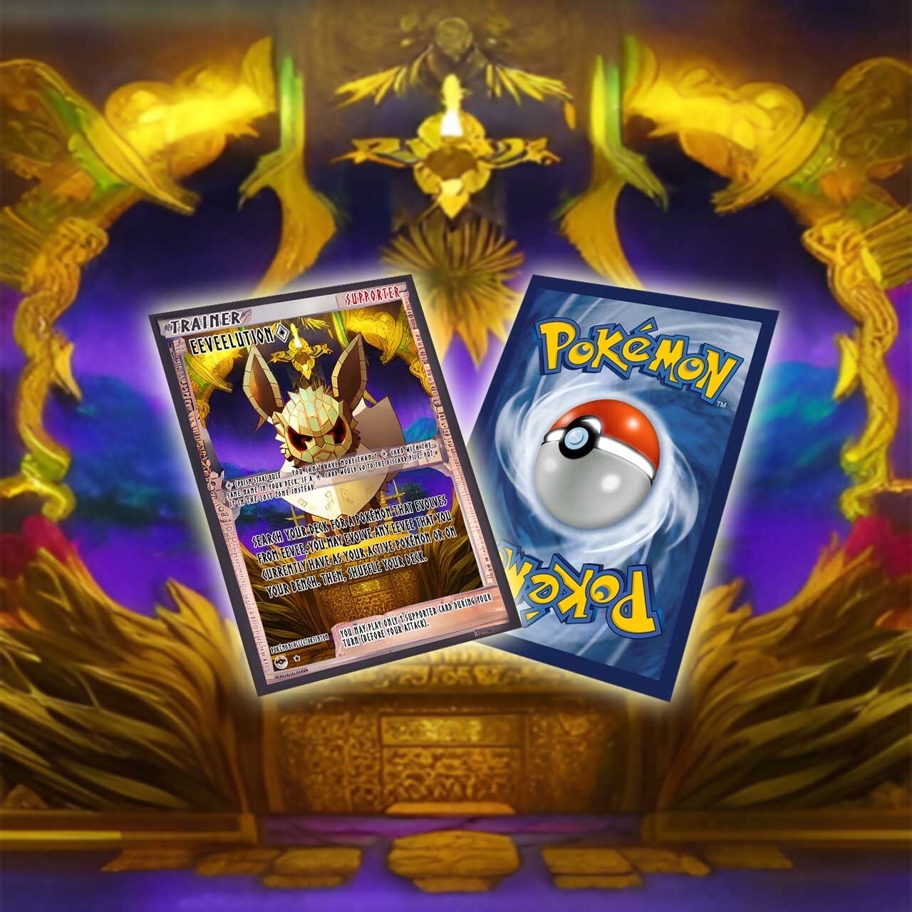 Eeveelution Custom Pokémon Card - Etsy