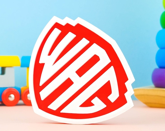 WAG Warner Animation Group Logo 3D Printed Pretend Play Kids Toy 3D ...
