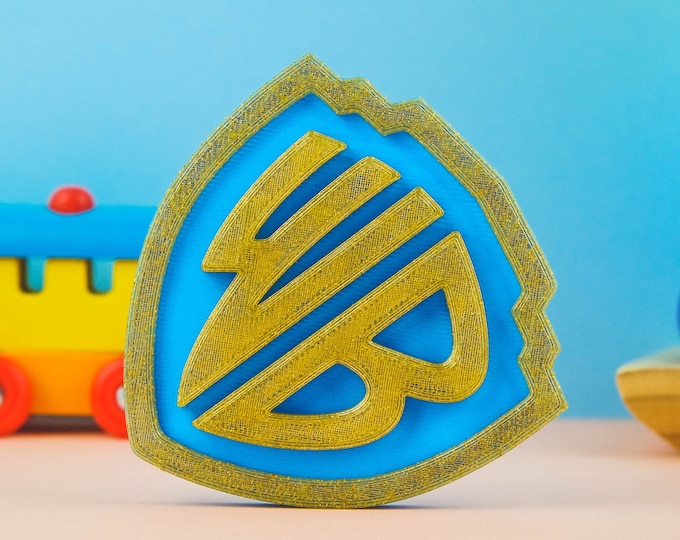 Warner Bros Logo 3D Printed Pretend Play Kids Toy 3D Printing Movie ...