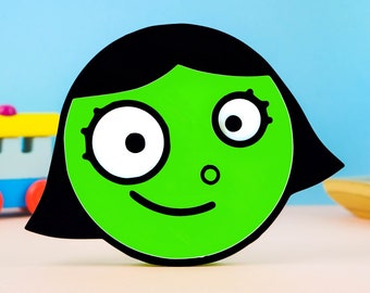 Chris Bishop PBS Kids Face Figure Pretend Play Kid Toy 3D Printed Dash ...