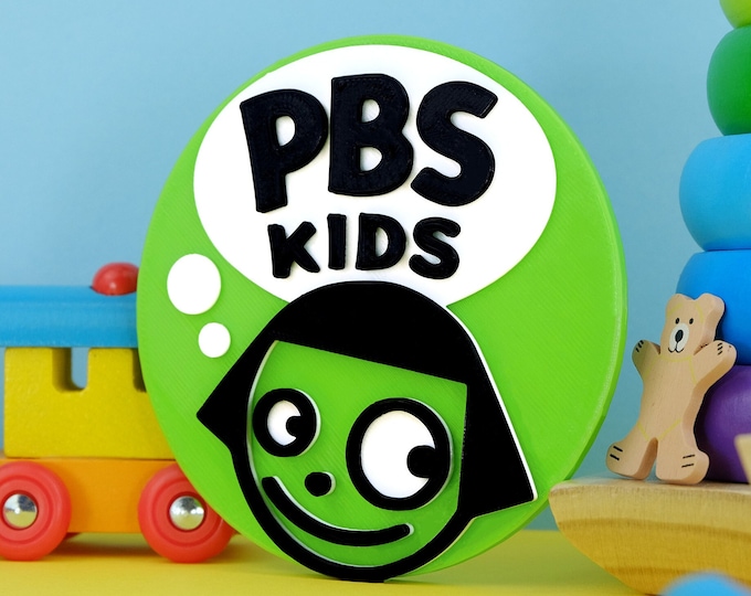 Dot PBS Kids 3D Printed Logo - Etsy