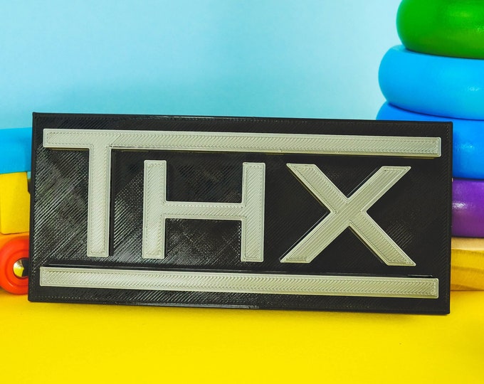 THX 3D Printed Logo Sign Home Cinema Theater Decor 3D Print Decoration ...
