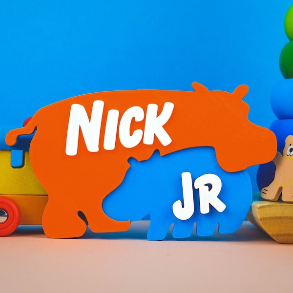 Nick Jr Logo 3d - Etsy