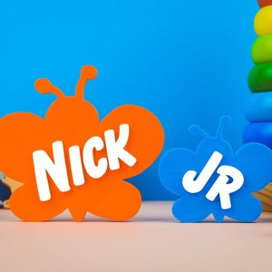 Nick Jr Butterflies Logo 3D Printed Logo Kids Toy - Etsy