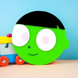 Frank PBS Kids Face Figure Pretend Play Kid Toy 3D Printed Dash Dot PBS ...