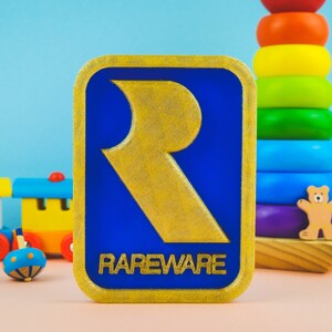 Rareware Logo 3D Printed Pretend Play Kids Toy 3D Printing Warner Bros ...