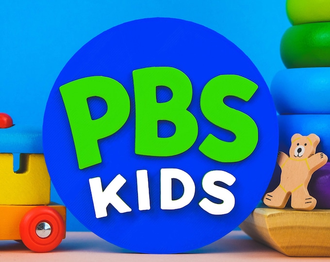PBS Kids 3D Printed Logo - Etsy