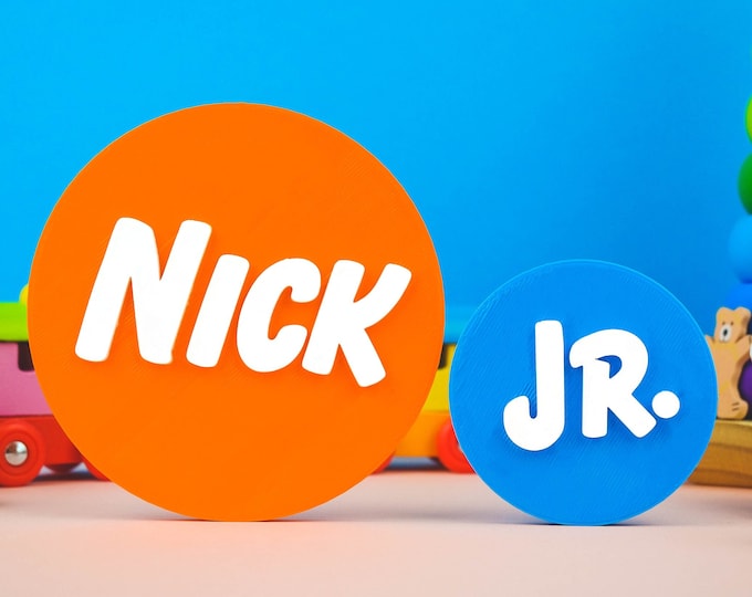 Nick Jr 2003 2009 Logo 3D Printed Logo Kids Toy - Etsy