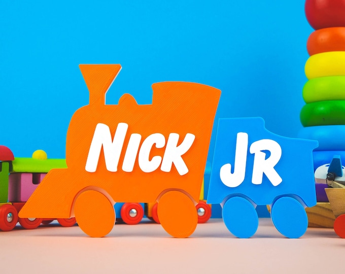 Nick Jr Train Logo 3D Printed Logo Kids Toy - Etsy