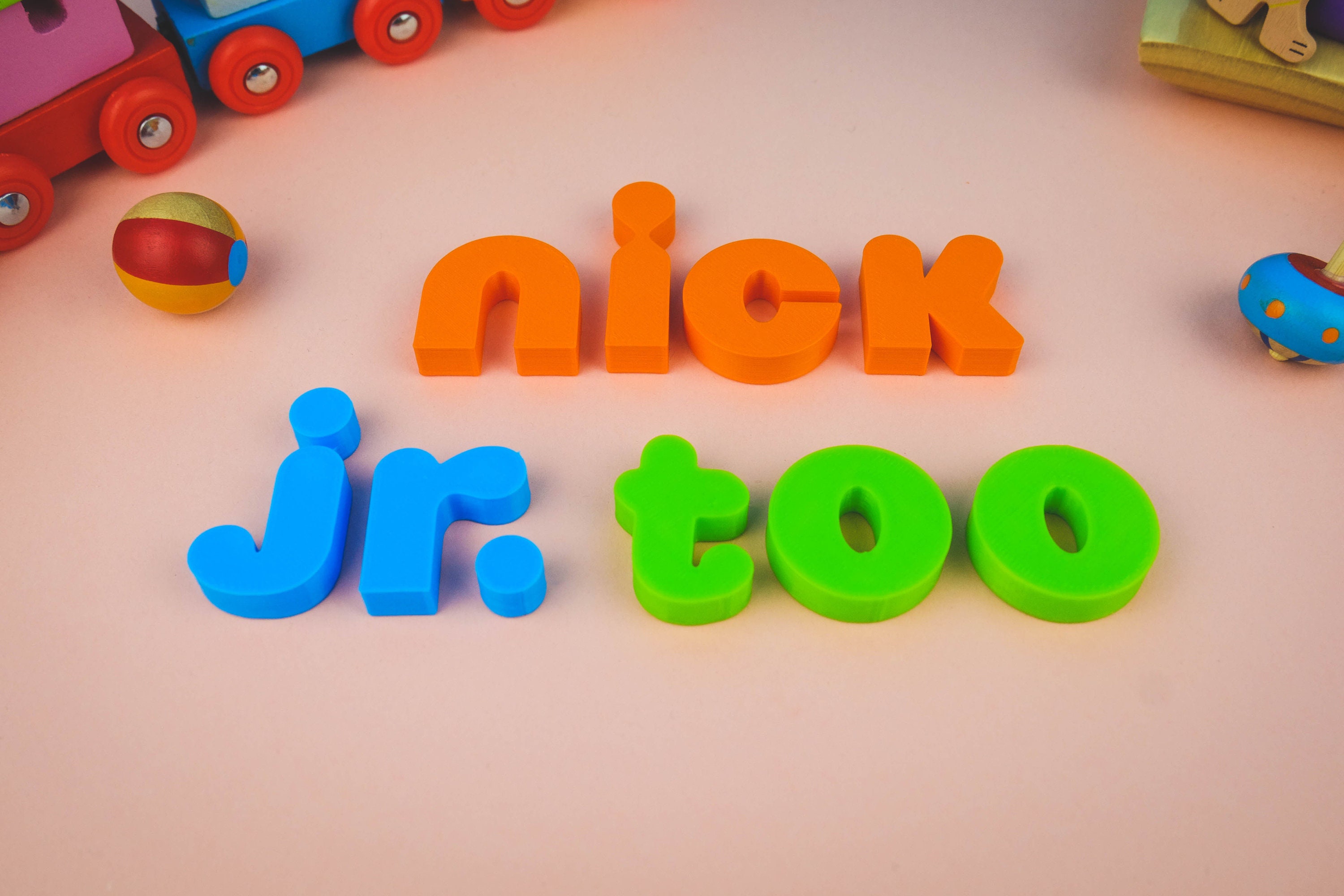 Nick Jr Too Letters 3D Printed Logo Pretend Play Kids Toy - Etsy Australia