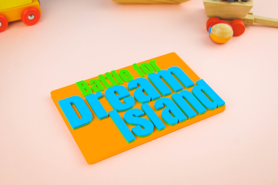 BFDI Battle for Dream Island Logo 3D Printed Pretend Play Kids - Etsy