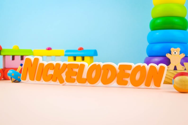 Nickelodeon Logo Stand 3D Printed Kids Toy Gift Pretend Play - Etsy