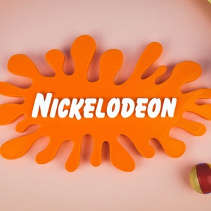 Nickelodeon 3D Printed Clasic Logo Kids Toy Pretend Play 20th Century ...