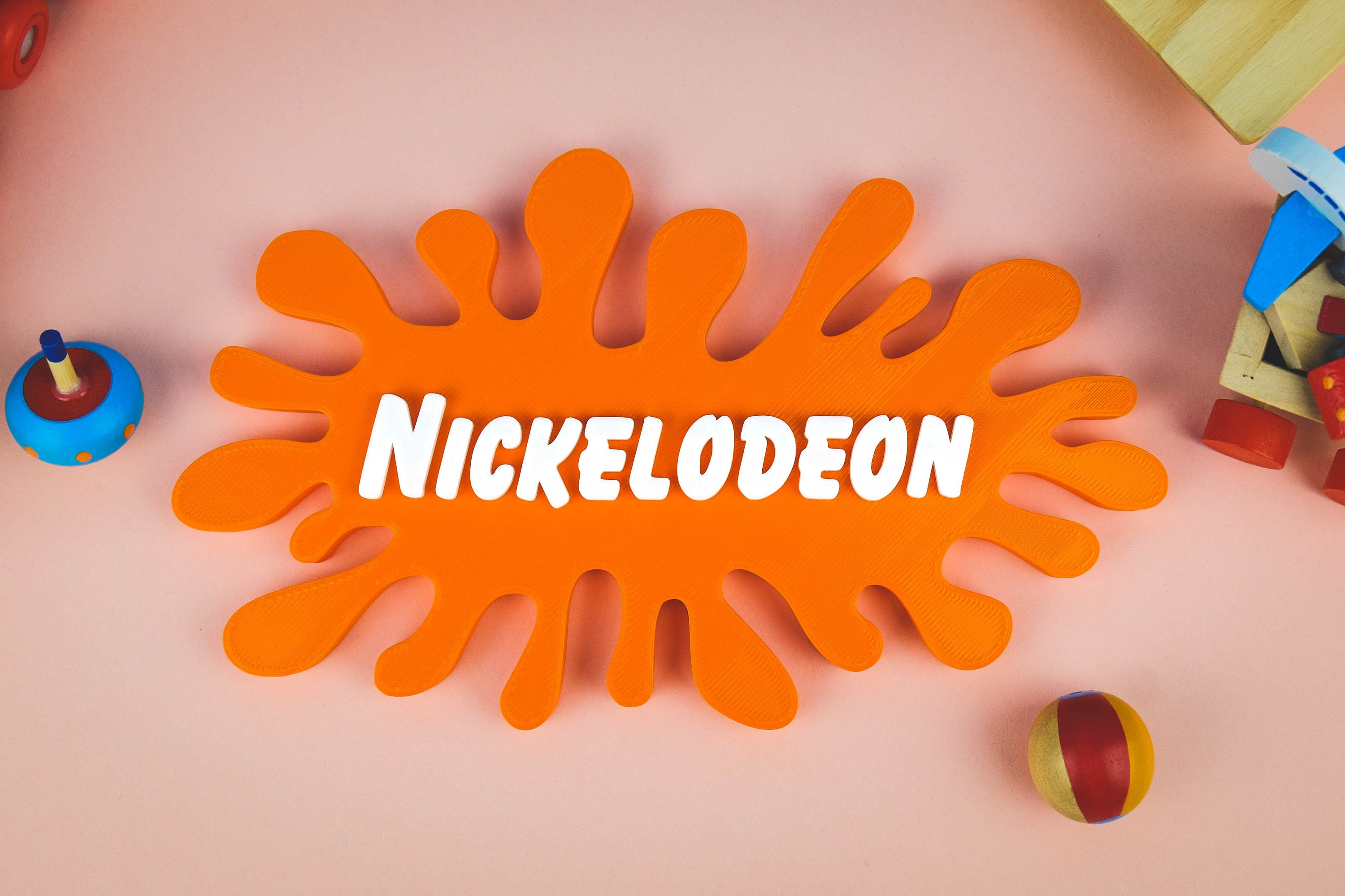 Nickelodeon 3D Printed Clasic Logo Kids Toy Pretend Play 20th - Etsy UK