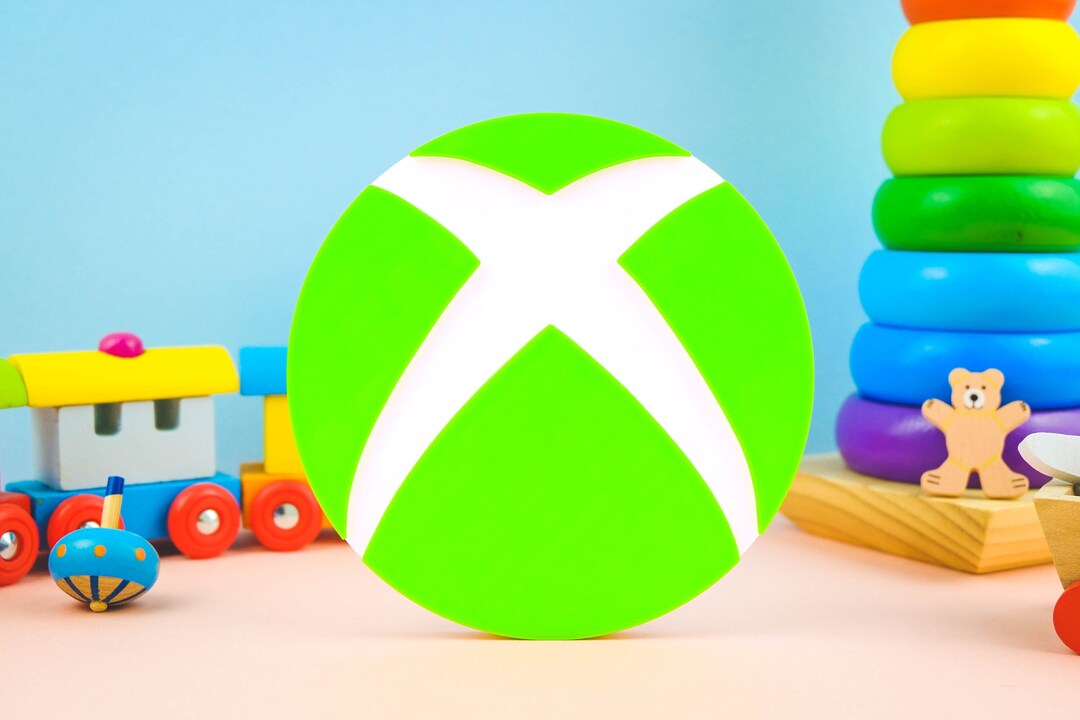 XBOX Logo 3D Printed Decoration Pretend Play Kids Toy 3D Printing Man ...