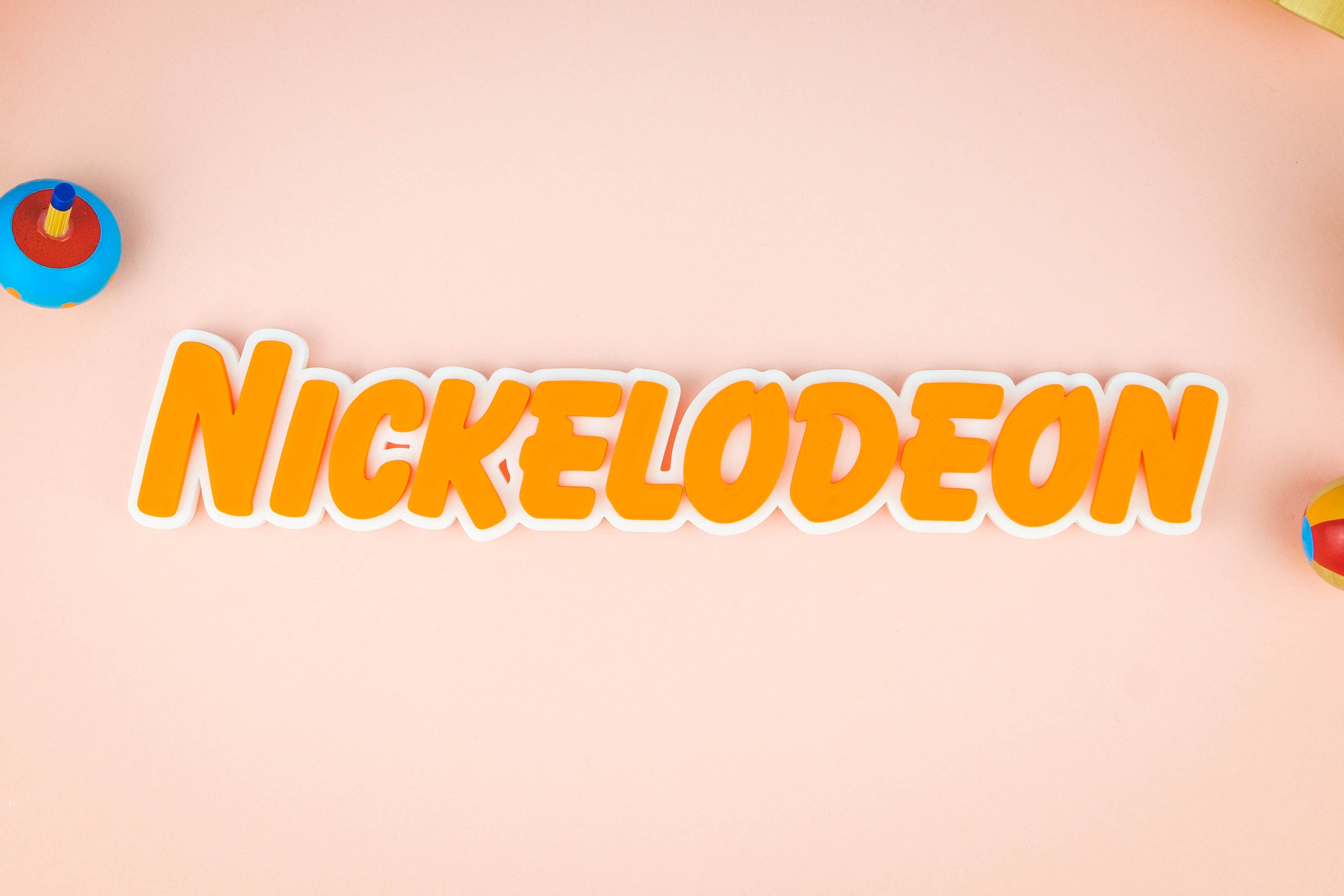 Nickelodeon Logo Stand 3D Printed Kids Toy Gift Pretend Play Door Sign ...