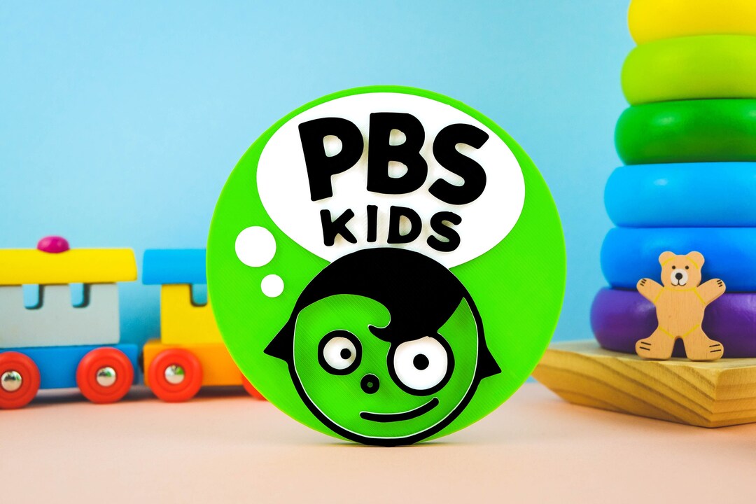 Alisa PBS Kids 3D Printed Logo Dash Dot Kid Toy Gift Pretend Play 3D ...