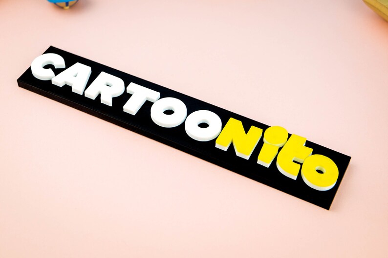 Cartoonito Logo 3D Printed UK Pre School Kids Cartoon Games - Etsy UK